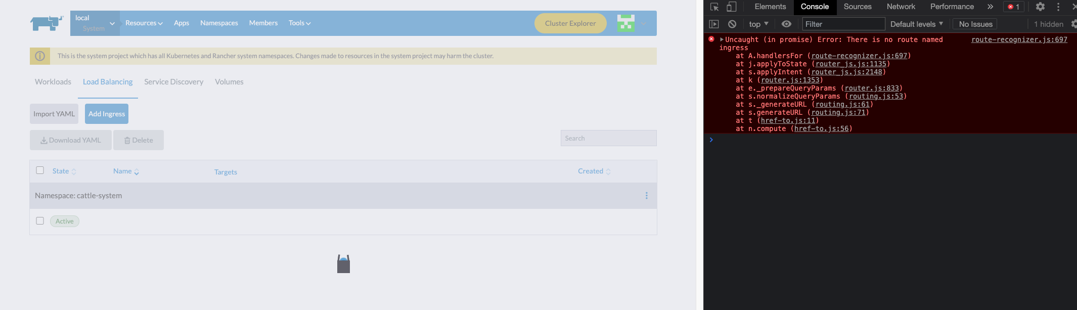 Ember Ui Iframe Issues Local Cluster System Project View · Issue 3386 · Rancherdashboard · Github