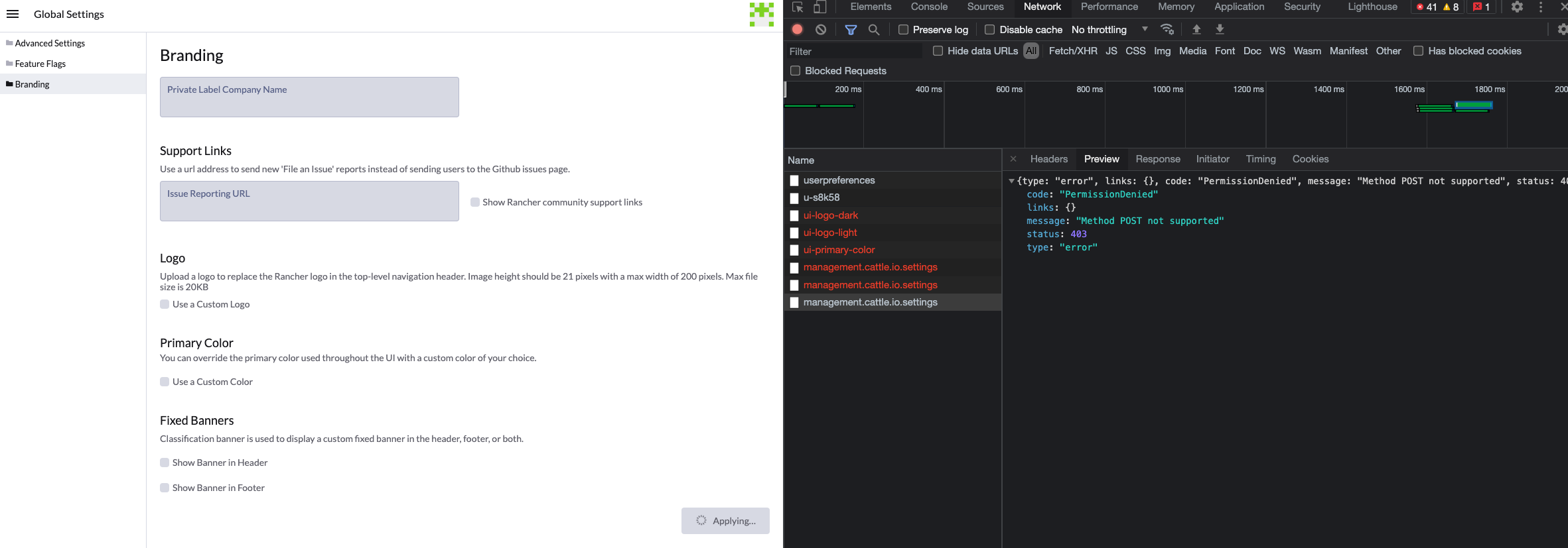 [Non-Admin Cluster Creation] Non-admin permissions based errors · Issue #3416 · rancher ...