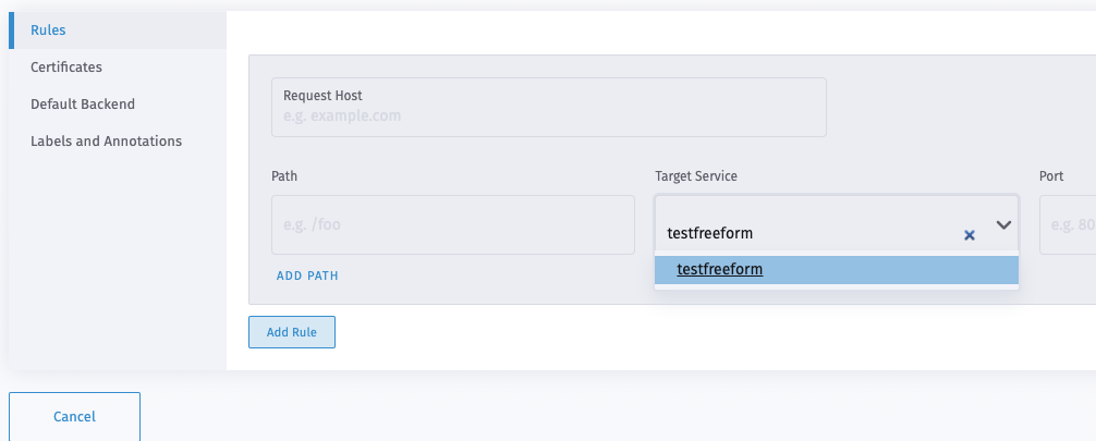 Ingress - List/Detail & Create/Edit · Issue #272 · rancher/dashboard · GitHub