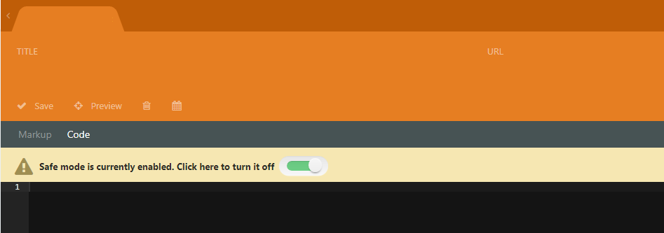 Allow users to turn php safe mode on/off in the cms editor and not need to edit the config files ...