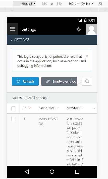 Expand the character limit of the error message shown in the list view of system errors · Issue ...