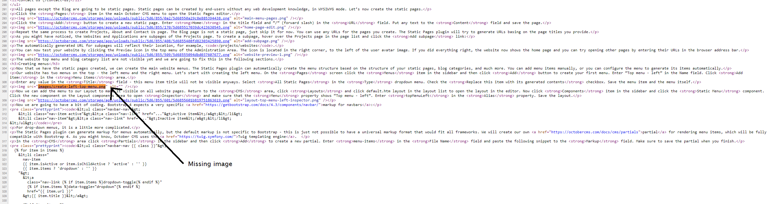 Broken links in Blog section of main website · Issue #4856 · octobercms/october · GitHub