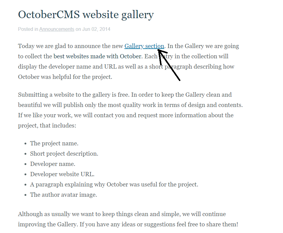 Broken links in Blog section of main website · Issue #4856 · octobercms/october · GitHub