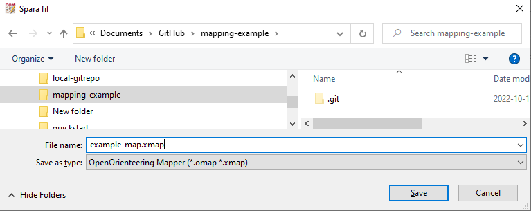 GitHub - henrikopersson/mapping-example: Using Open Orienteering Mapper ...