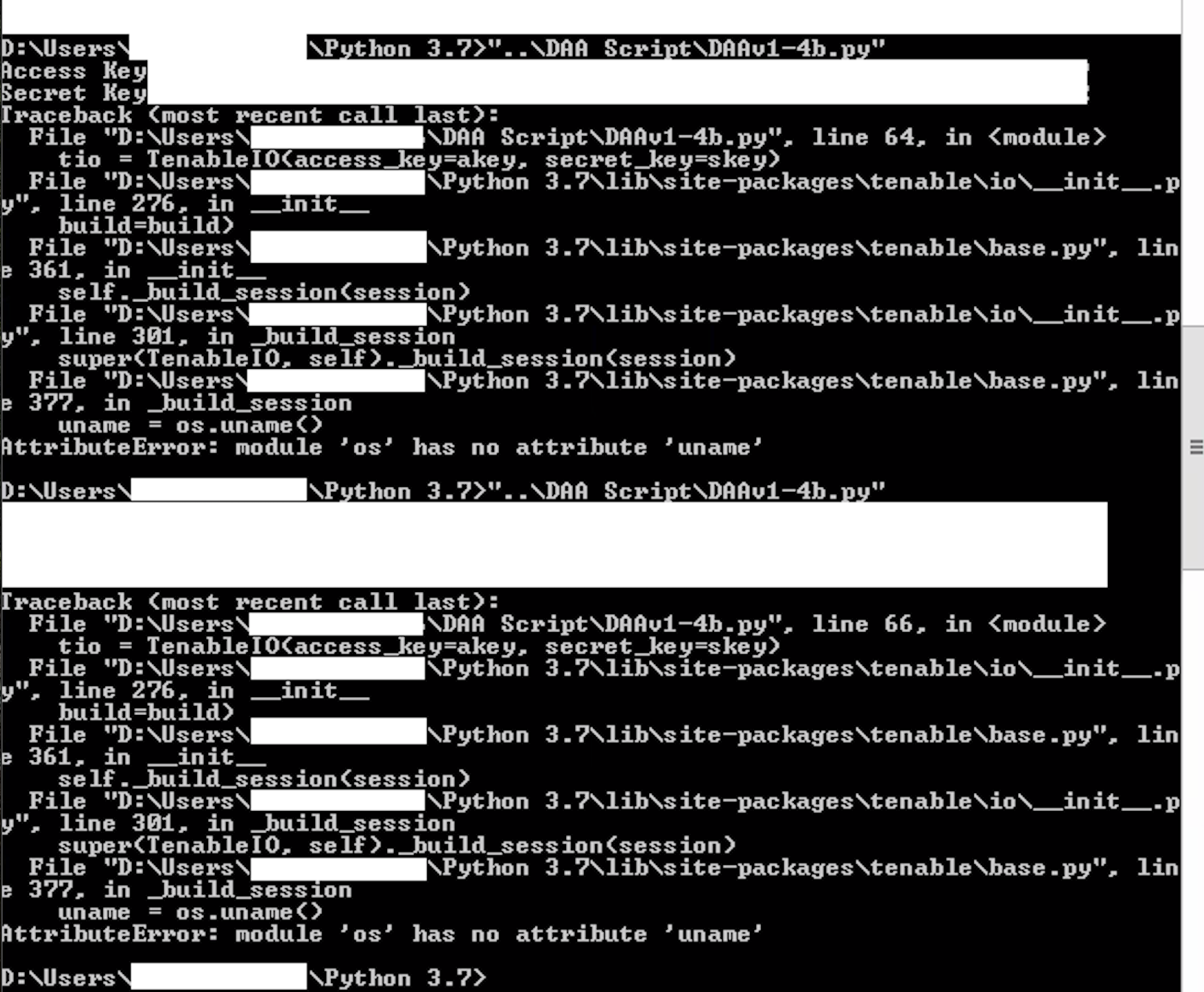 PyTenable Issue with library: Session/Networking? · Issue #164 · tenable/pyTenable · GitHub