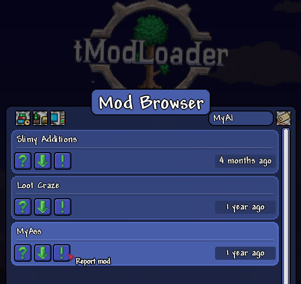 Report mod button · Issue #1273 · tModLoader/tModLoader · GitHub
