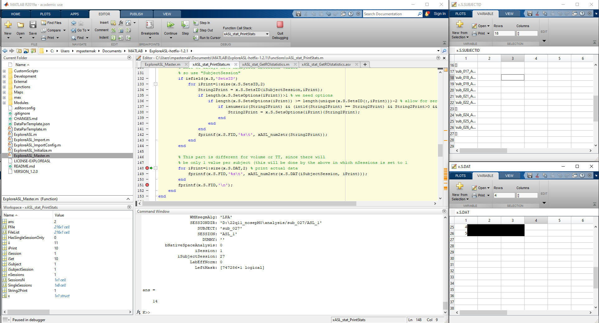 xASL_stat_GetROIstatistics - bug with x.S.SUBJECTID if last subject_run does not have ASL data ...