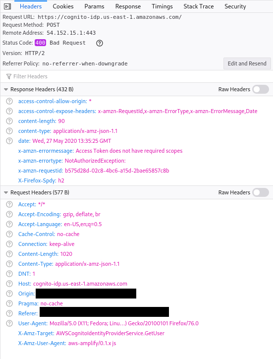 auth w/ Google Federation - Access Token does not have required scopes · Issue #5921 · aws ...