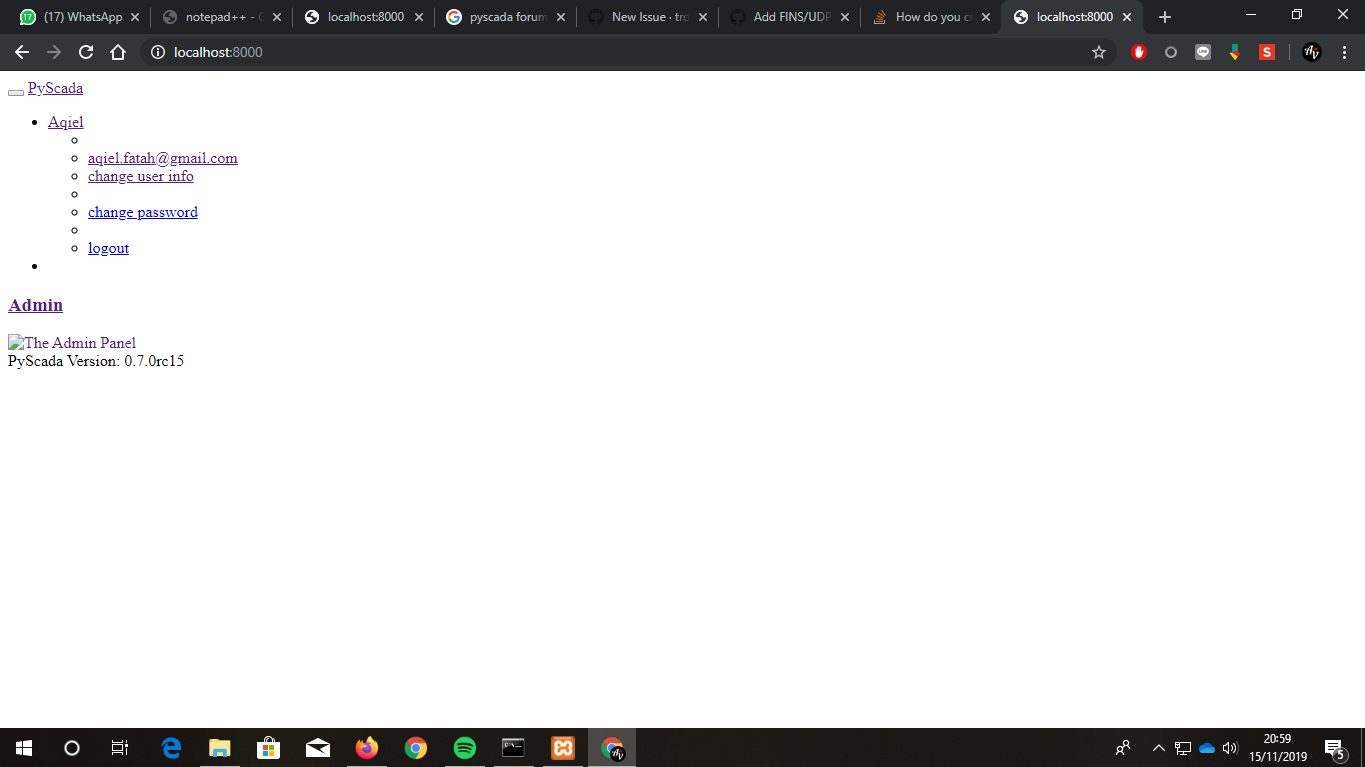 Pyscada Django Issue · Issue #34 · pyscada/PyScada · GitHub