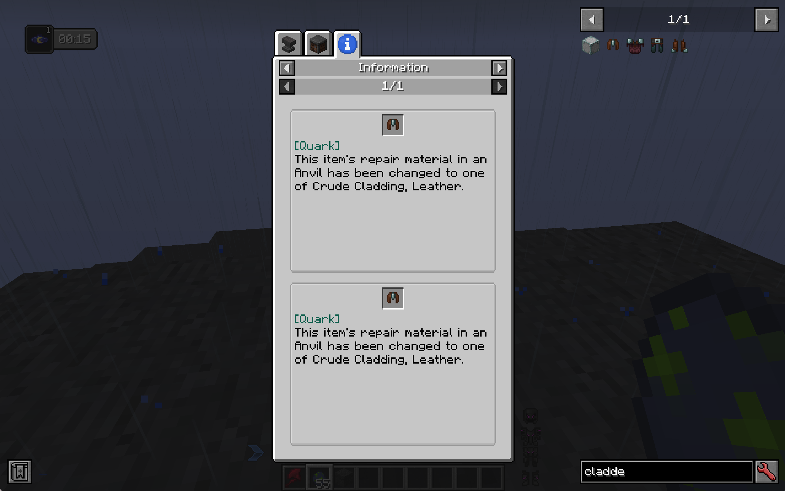 Jei Hints Appear Duplicated When Using Multiple Items · Issue 4211 · Vazkiimods Quark · Github