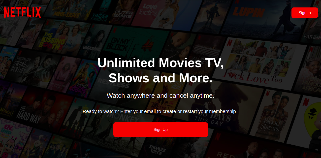 GitHub - JoyChristine/Netflix