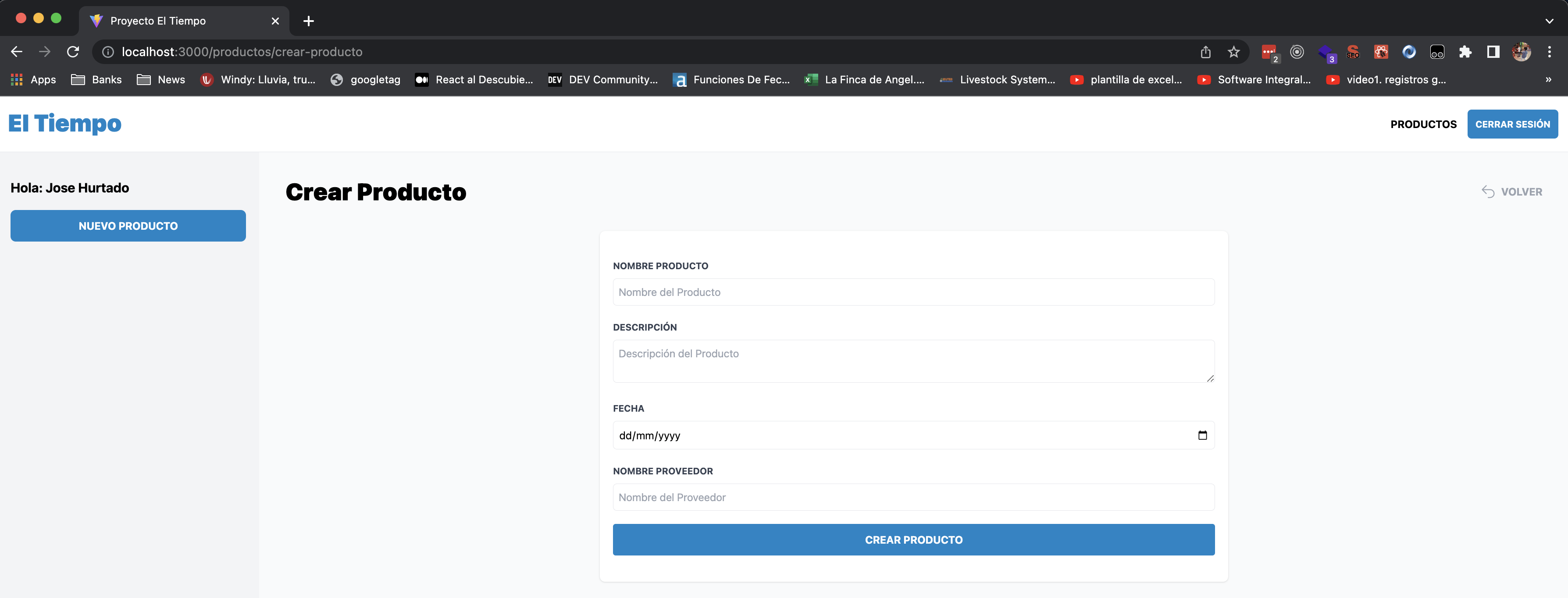 GitHub - jhurtadog/ElTiempo_FrontEnd: Proyecto de Prueba Tecnica para El Tiempo FrontEnd ReactJS ...