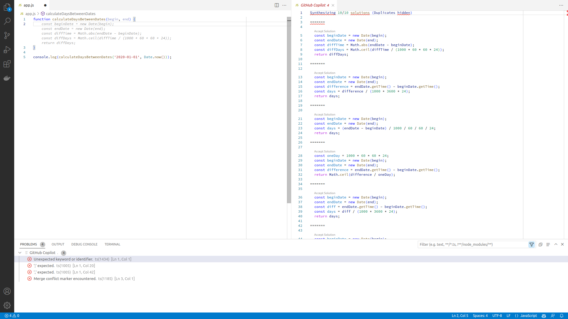 Visual Studio 2022 reports syntax errors in temporary files generated ...