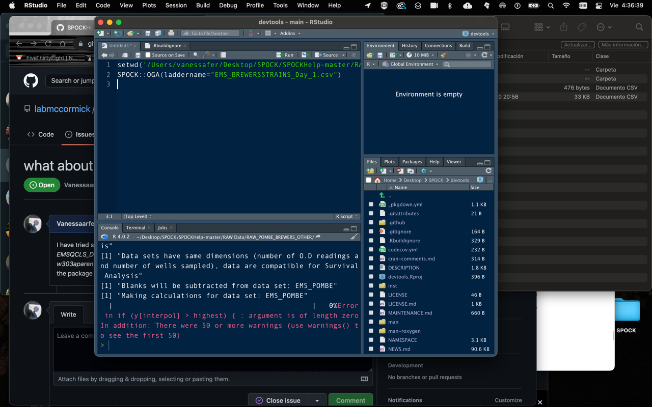 what about the csv file required syntax? · Issue #1 · labmccormick/SPOCK · GitHub