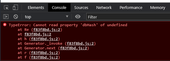 TypeError: Cannot read property 'dbHash' of undefined · Issue #8115 · nuxt/nuxt · GitHub