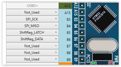 freejoy configurator support for a shift register shield for electronic ...
