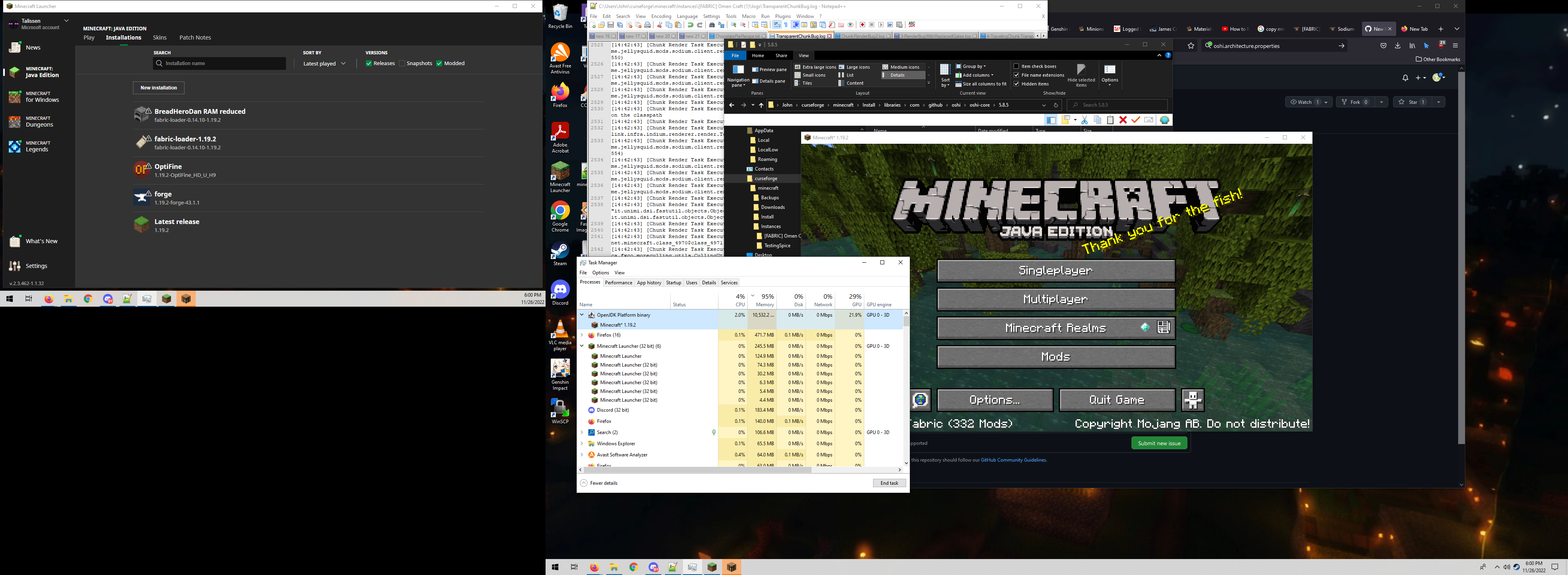 [BUG] Persistent transparent block textures · Issue #8 · theomenden/OmenCraft · GitHub