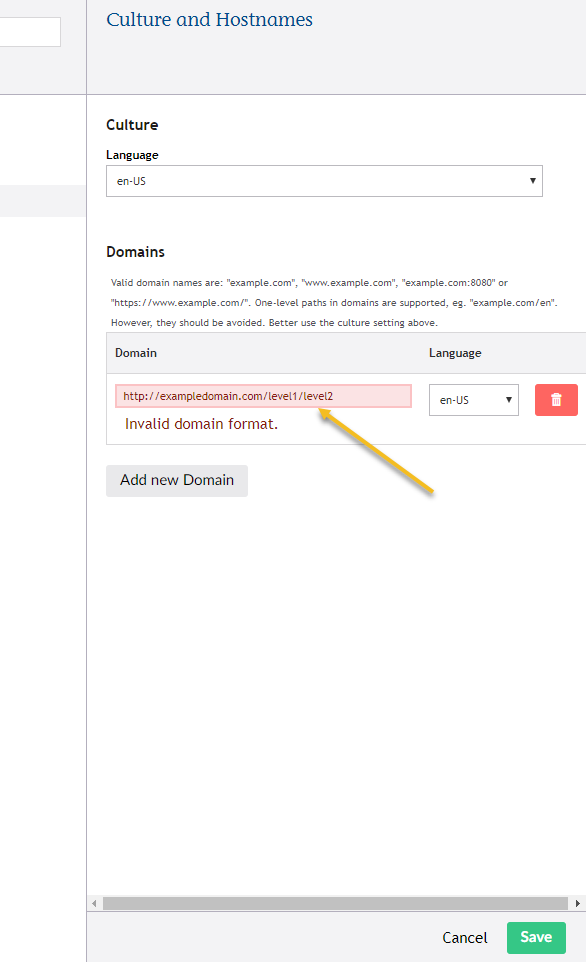Culture and host names will not accept two level domain name · Issue #6405 · umbraco/Umbraco-CMS ...