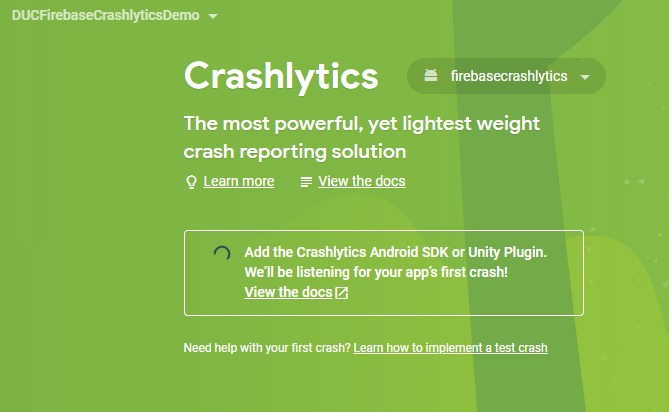 GitHub - arhannure2/FirebaseCrashlyticsDemo