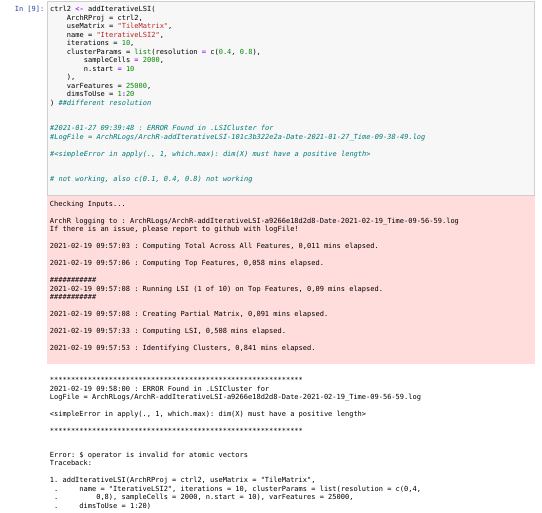 question about addIterativeLSI · Issue #540 · GreenleafLab/ArchR · GitHub