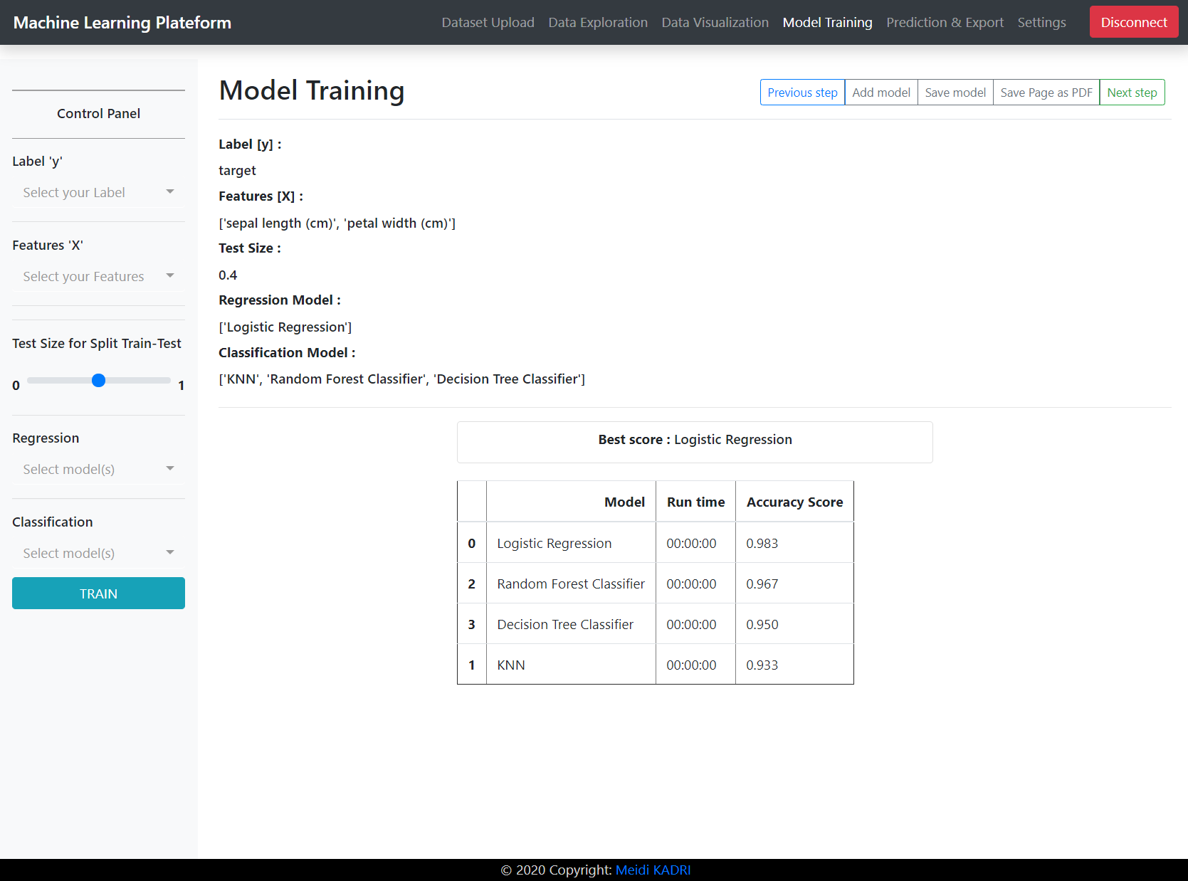 GitHub - MeidiKDRI/MLD: MLD is a visual platform for machine learning.