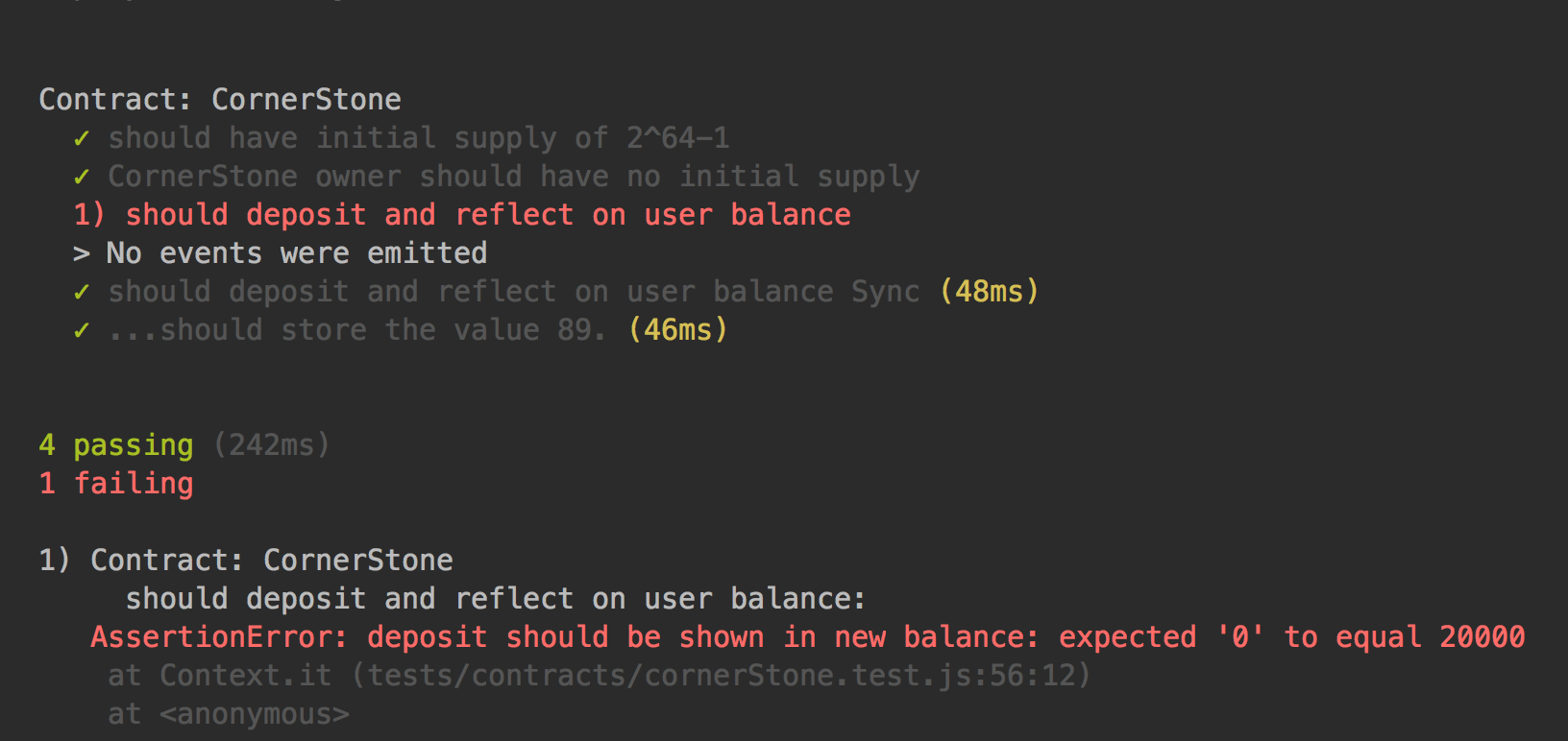 Unit Test Wrong Results Not Match When Using Asyncawait Paradigm · Issue 1094 · Trufflesuite