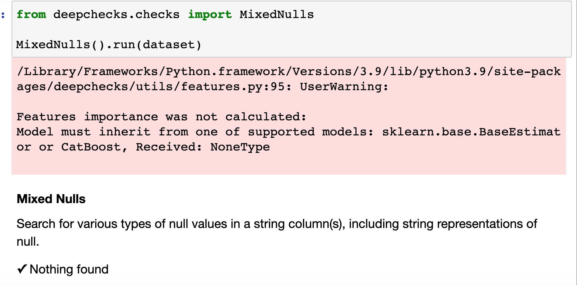 [FEAT] Mixed Nulls - catch mixed nulls on non string columns (np.NaN/pd.NaN/Null/None/etc ...