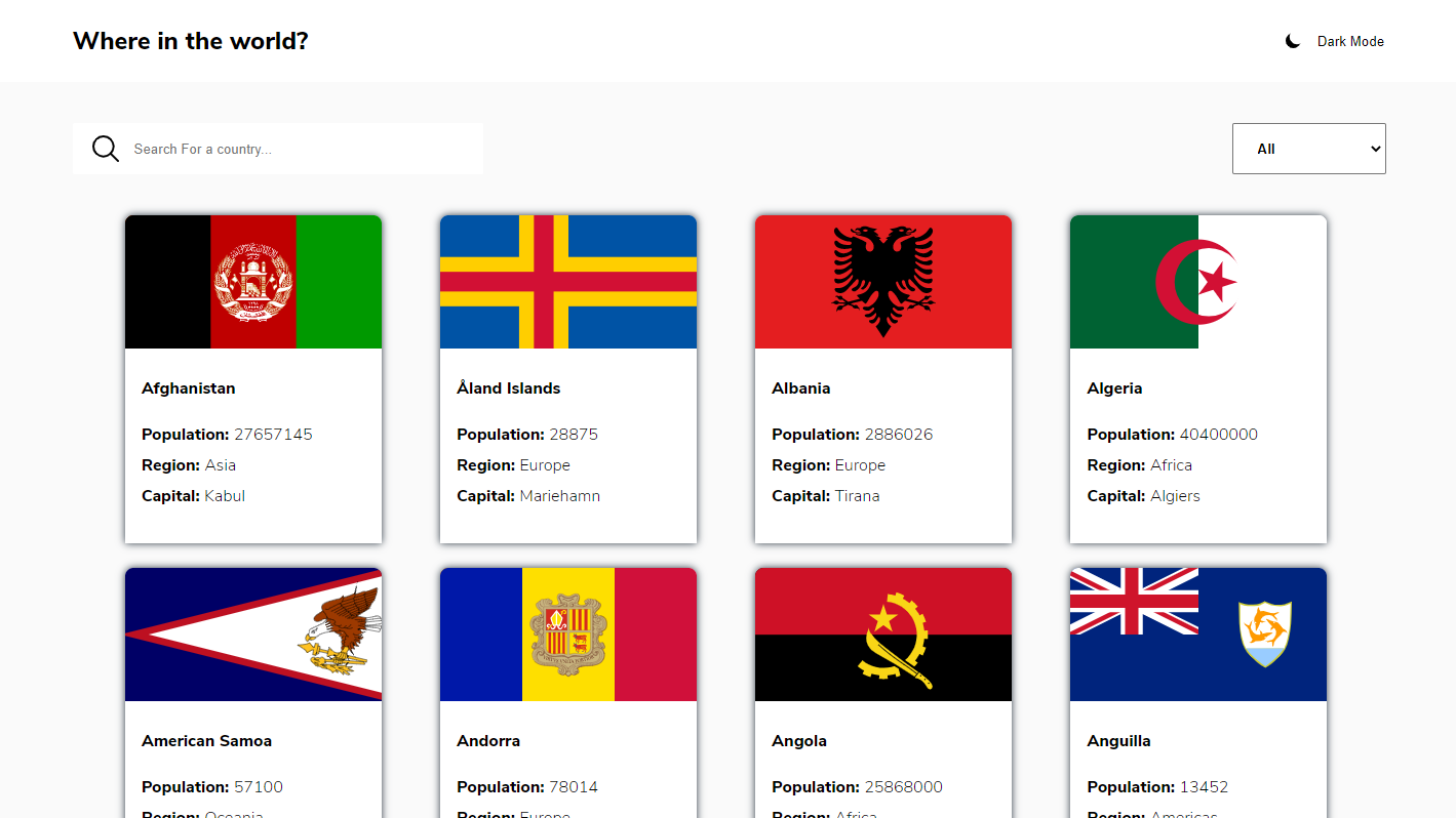 GitHub - danielVaini/rest-countries-api: this application has with ...
