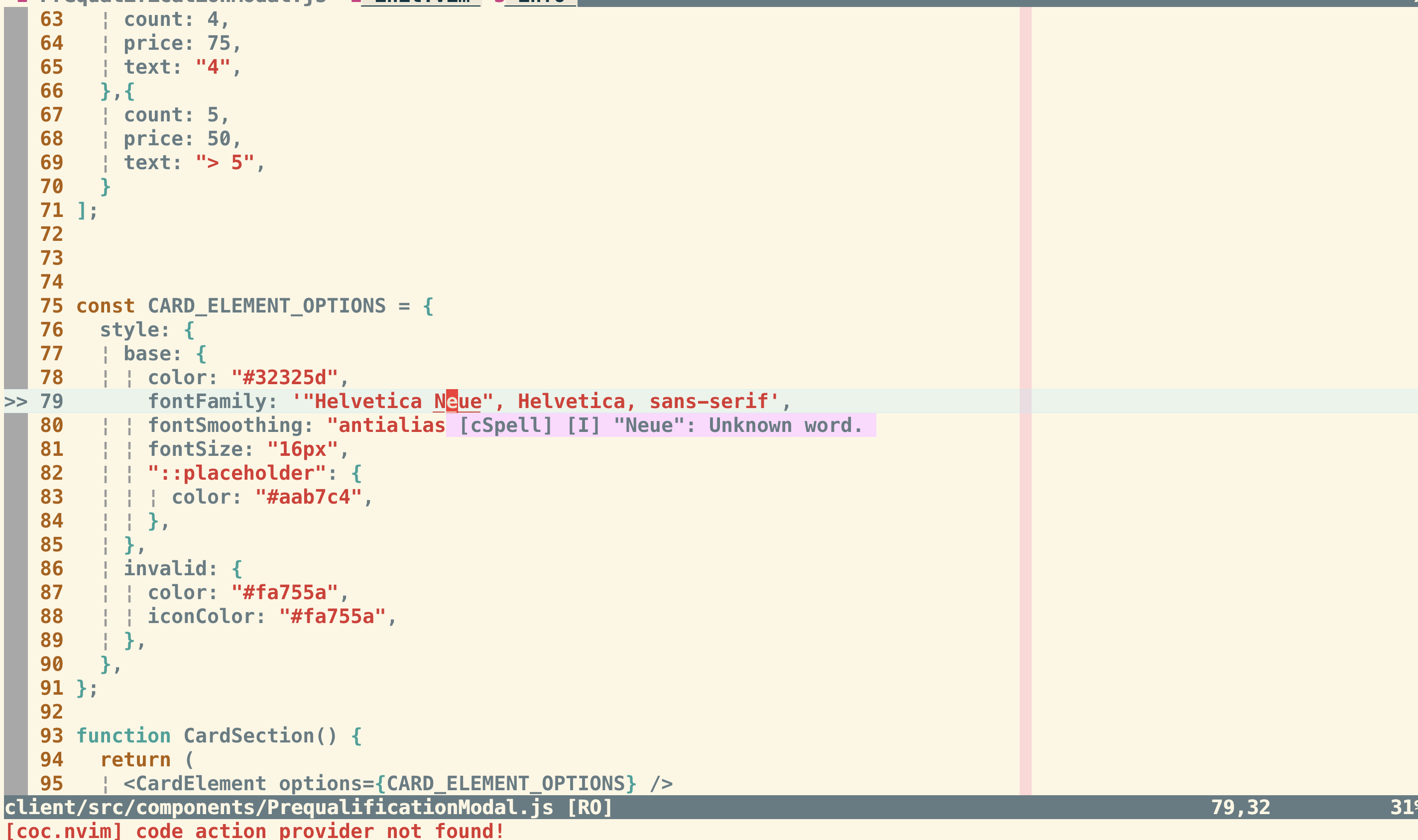 [coc.nvim] code action provider not found! · Issue #2990 · neoclide/coc.nvim · GitHub