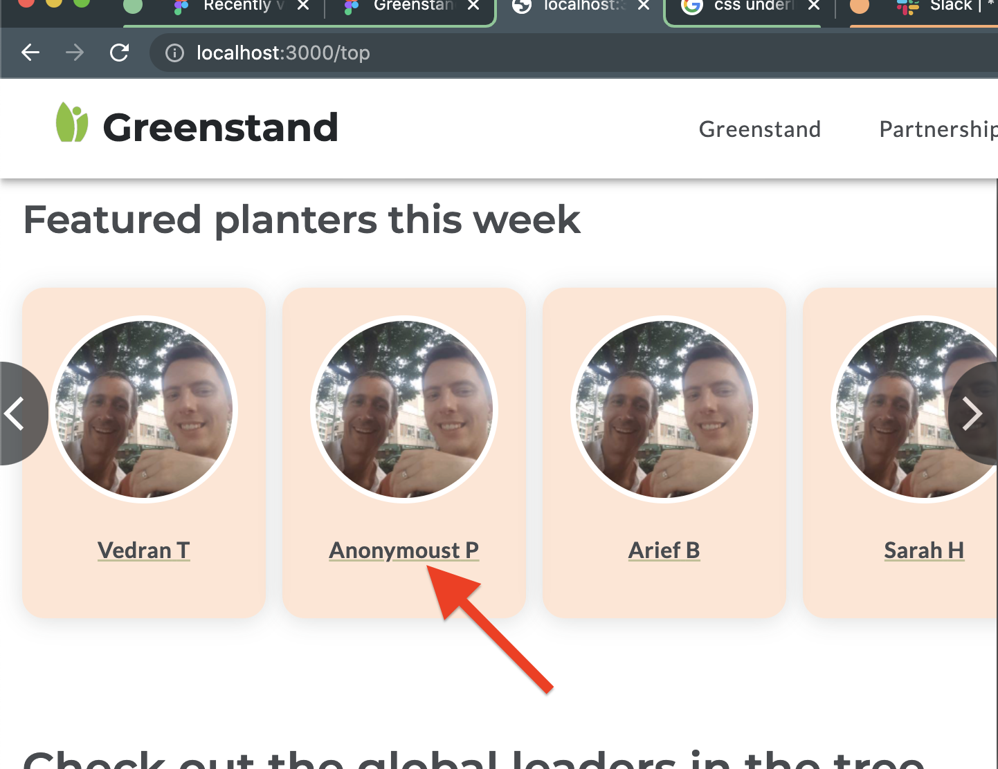 Remove underline below the planter name · Issue #530 · Greenstand/treetracker-web-map-client ...
