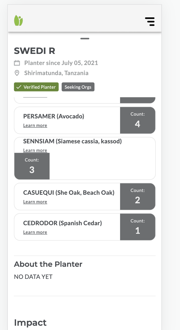 Planter page: broken layout · Issue #992 · Greenstand/treetracker-web-map-client · GitHub