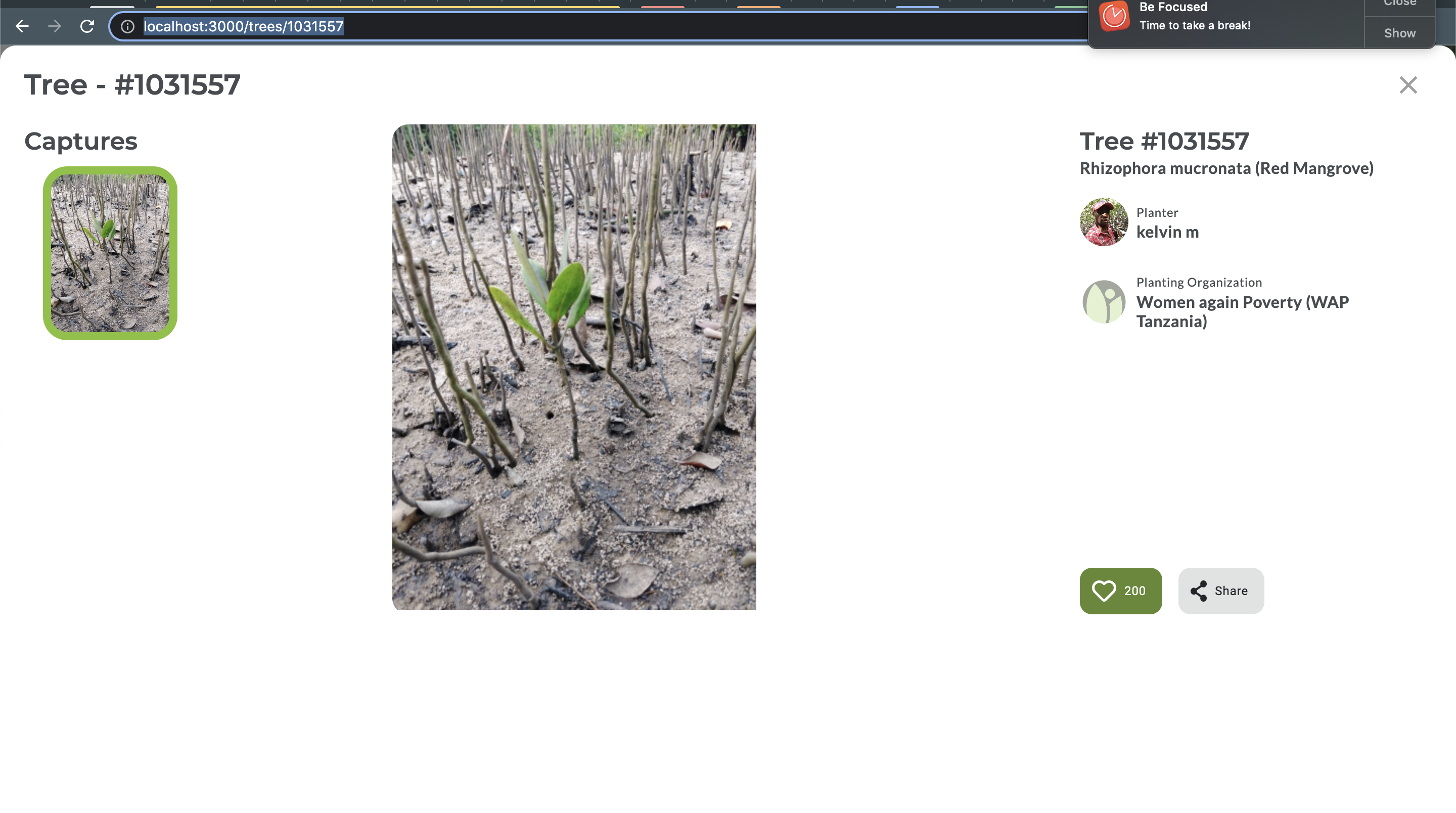 Refine the fullscreen panel · Issue #1037 · Greenstand/treetracker-web-map-client · GitHub