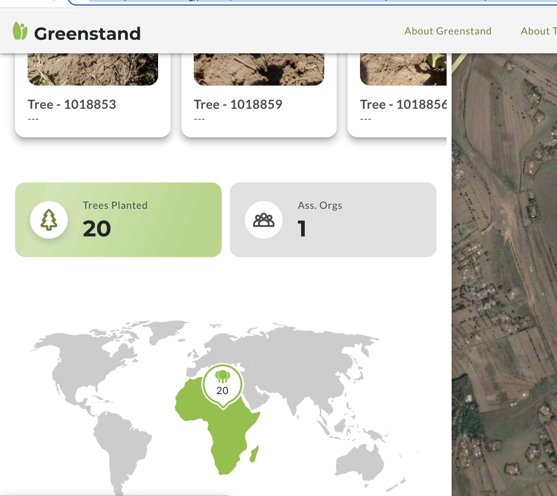 The number of tree is wrong again · Issue #1250 · Greenstand ...