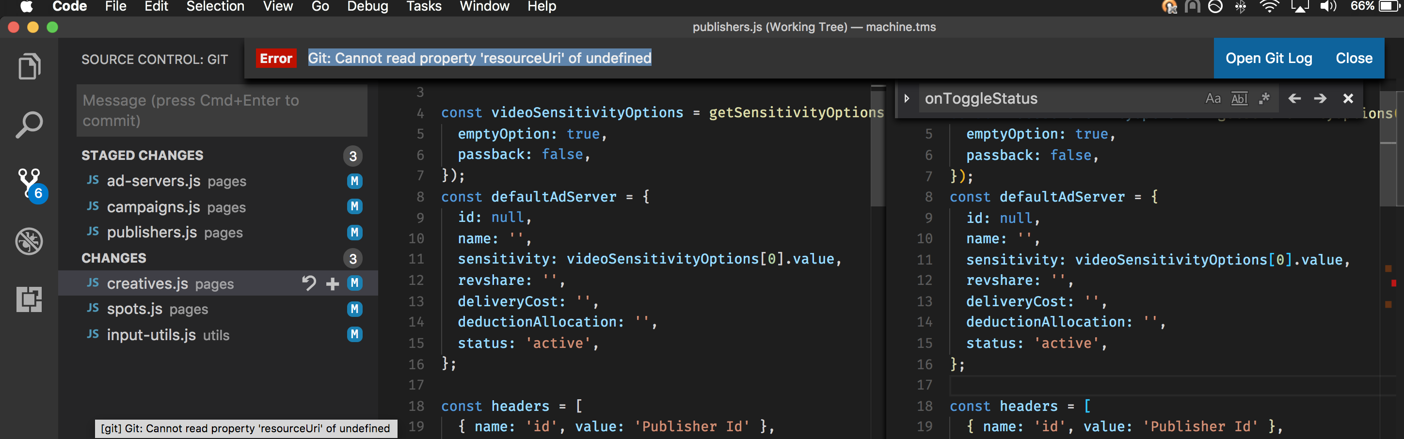 Git Cannot Read Property Fspath Of Undefined · Issue 24646 · Microsoftvscode · Github 5689