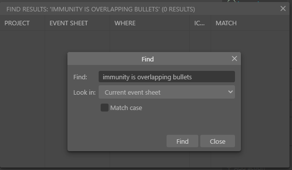 Event Search does not find results sometimes · Issue #5976 · Scirra/Construct-bugs · GitHub