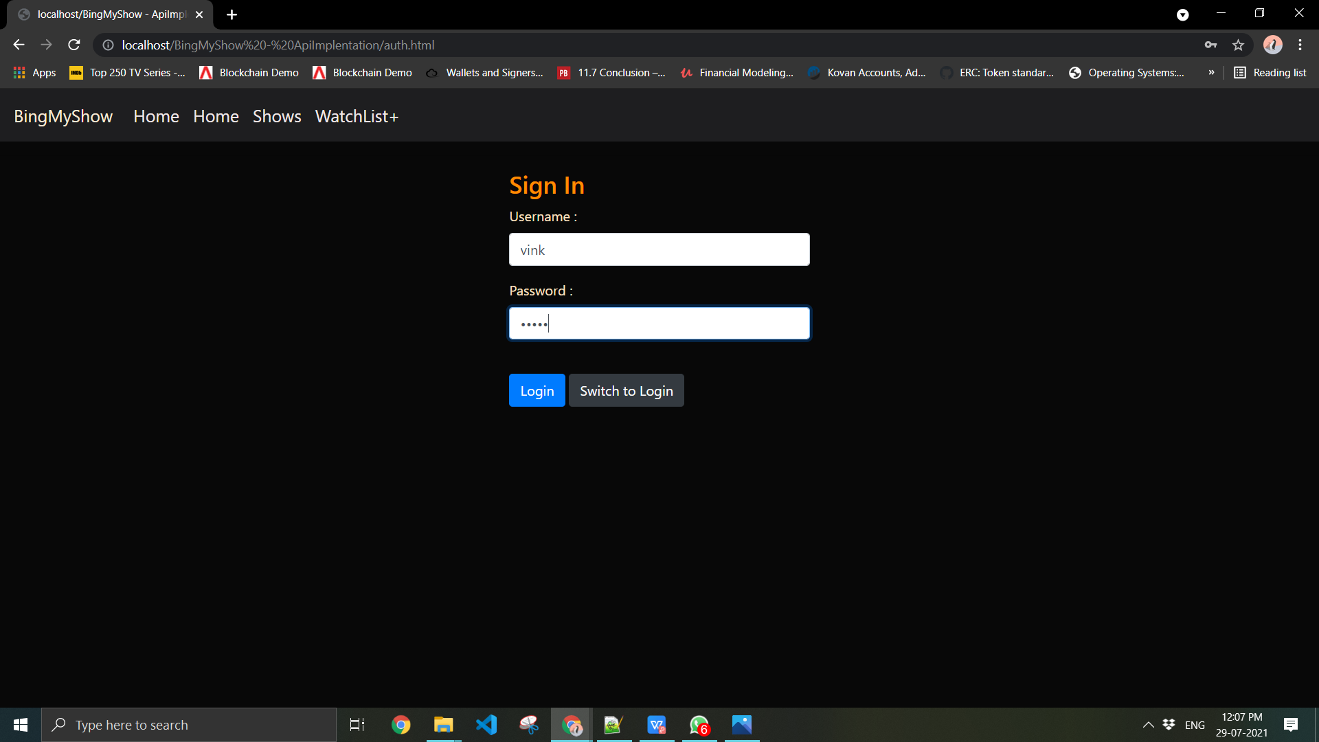 GitHub - Vink-ai/BingMyShow