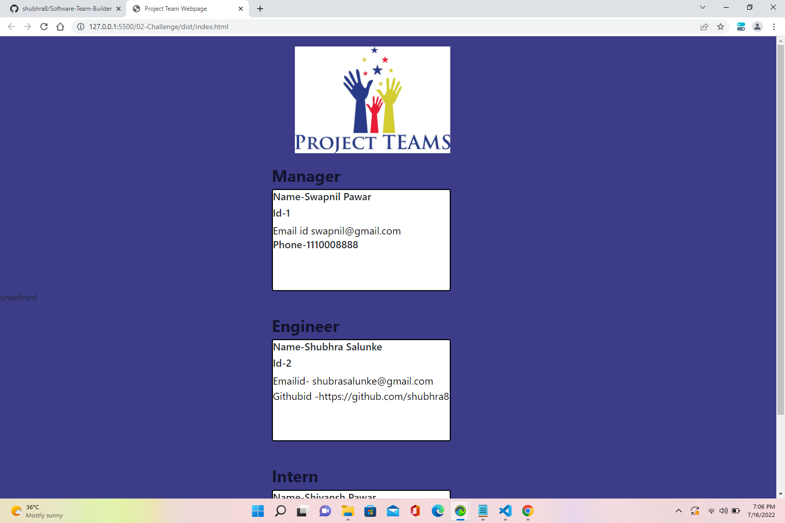 GitHub - shubhra8/Software-Team-Builder