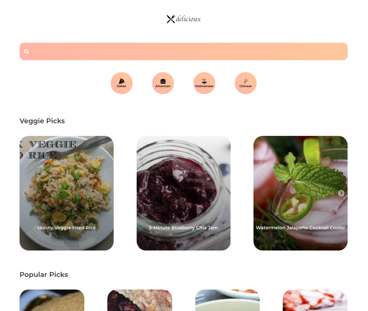 GitHub - tramnguyenhere/cooking-recipe-app-react: A digital cooking recipe in React JS 🍱