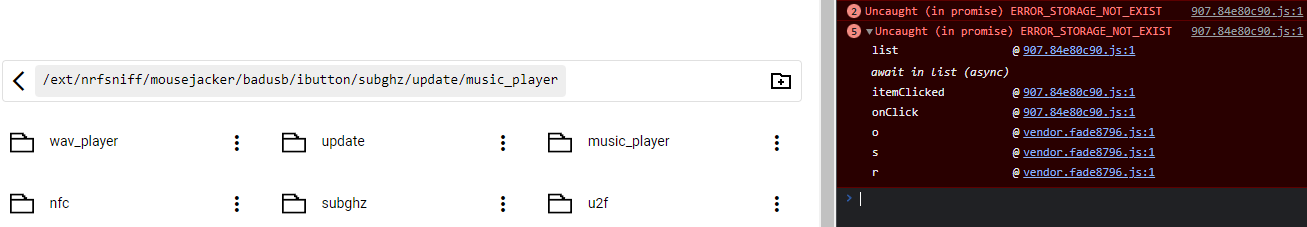 Unable to browse files · Issue #5 · flipperdevices/lab.flipper.net · GitHub