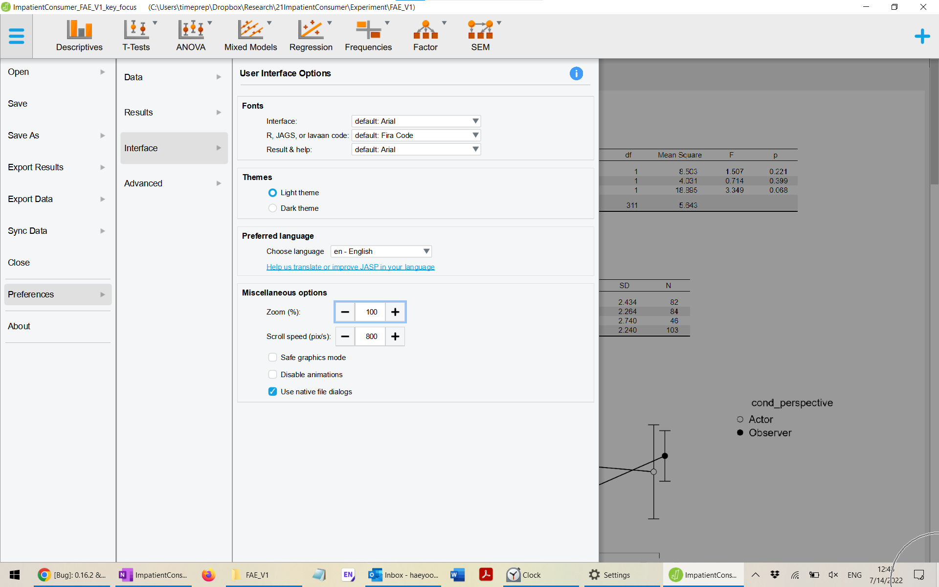 [Bug]: 0.16.2 & 0.16.3 Font not displaying correctly on Windows 10 · Issue #1747 · jasp-stats ...