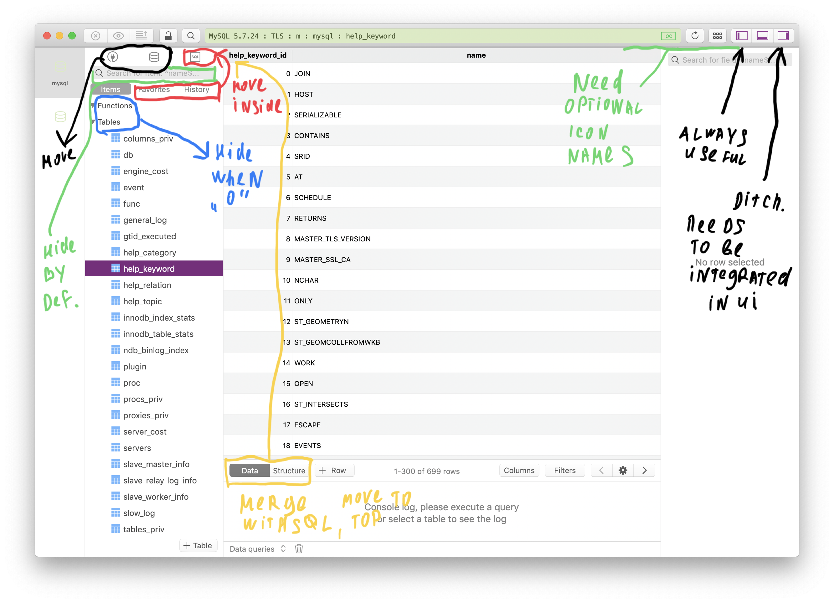Improve UX · Issue #861 · TablePlus/TablePlus · GitHub