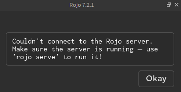 Plugin throws warning even if `rojo serve` is stopped after disconnecting from plugin · Issue ...