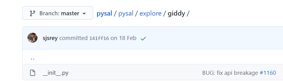 ModuleNotFoundError: No module named 'pysal.explore.giddy.markov' · Issue #1187 · pysal/pysal ...