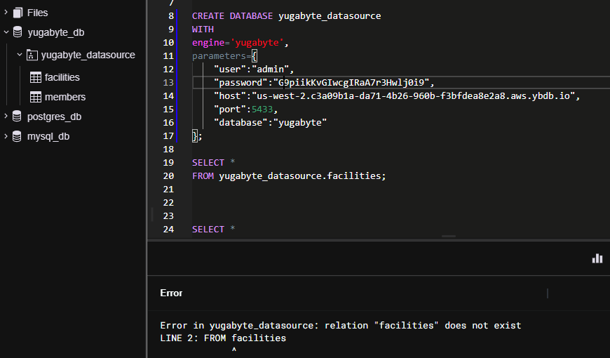 [Bug]: Failed to fetch table from yugabytedb · Issue #6070 · mindsdb ...