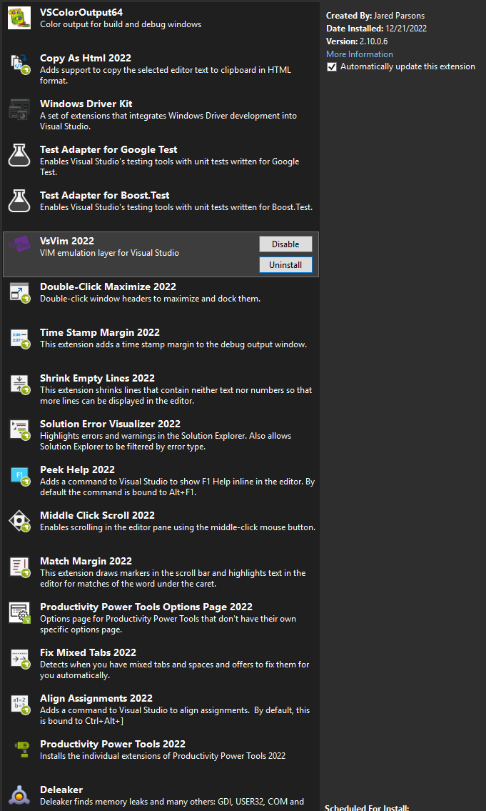 Make Under Vs2022 Only Builds The Current Project · Issue 3074 · Vsvim Vsvim · Github