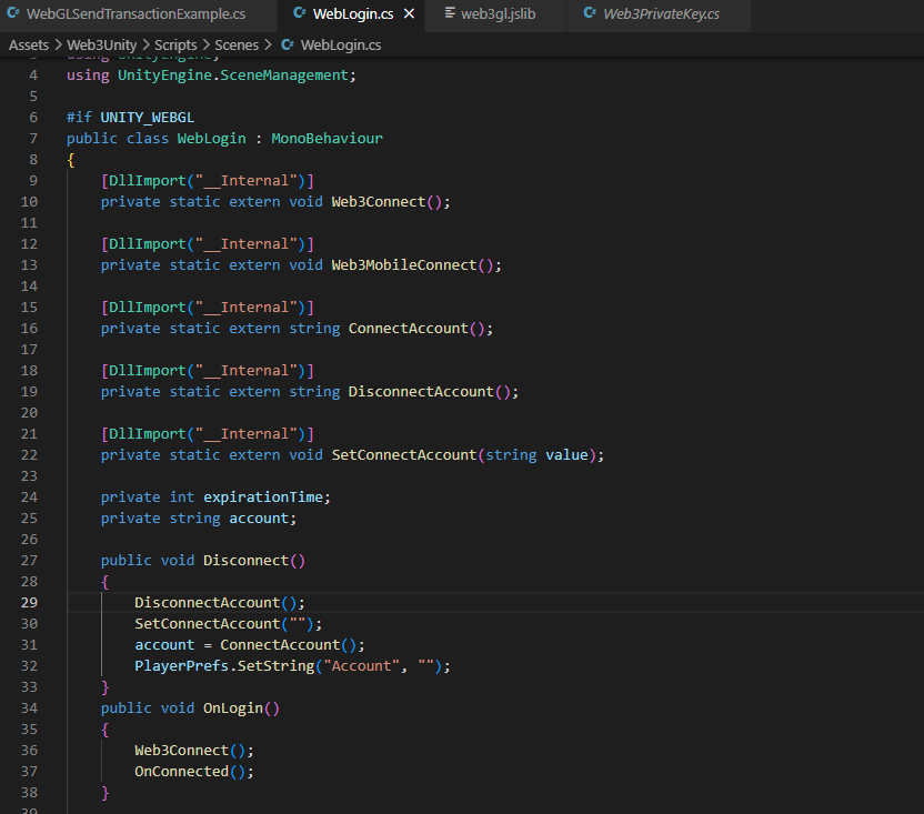 switch change to inactive account event · Issue #56 · ChainSafe/web3.unity · GitHub