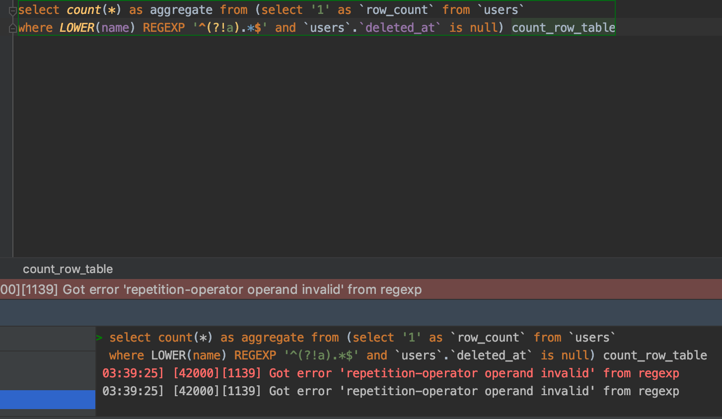 Regex problem · Issue #2280 · yajra/laravel-datatables · GitHub