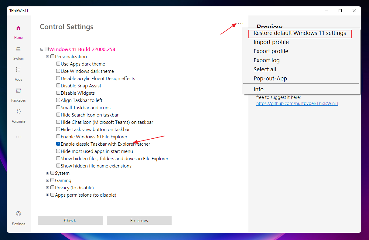 How do I reset my taskbar? · Issue #21 · builtbybel/ThisIsWin11 · GitHub