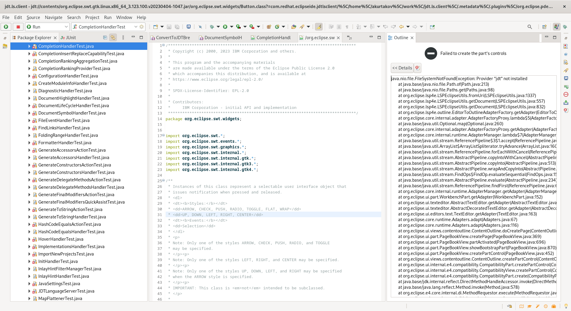 No outline view for classes not in the workspace · Issue #52 · redhat ...