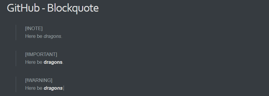 [feature] Implement Github Style Highlighted Blockquotes · Issue 5890 · Typora Typora Issues